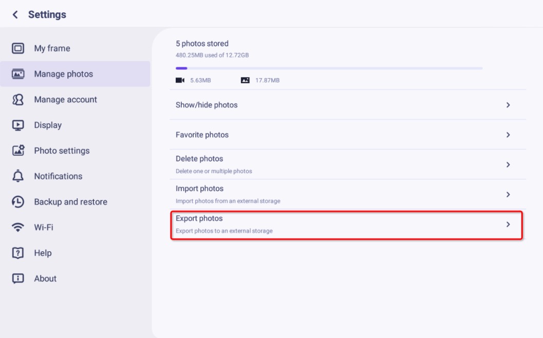 How to export photos and videos? – ZEASN