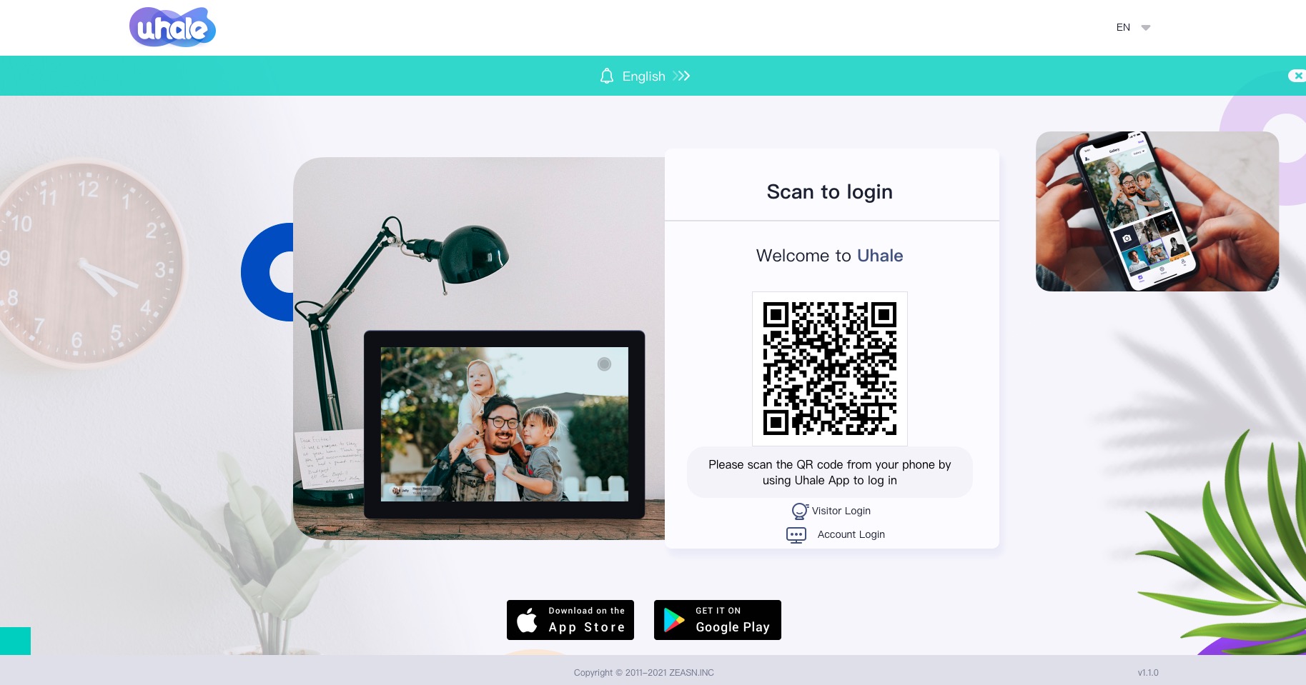 How to log in/out of Web side? – ZEASN